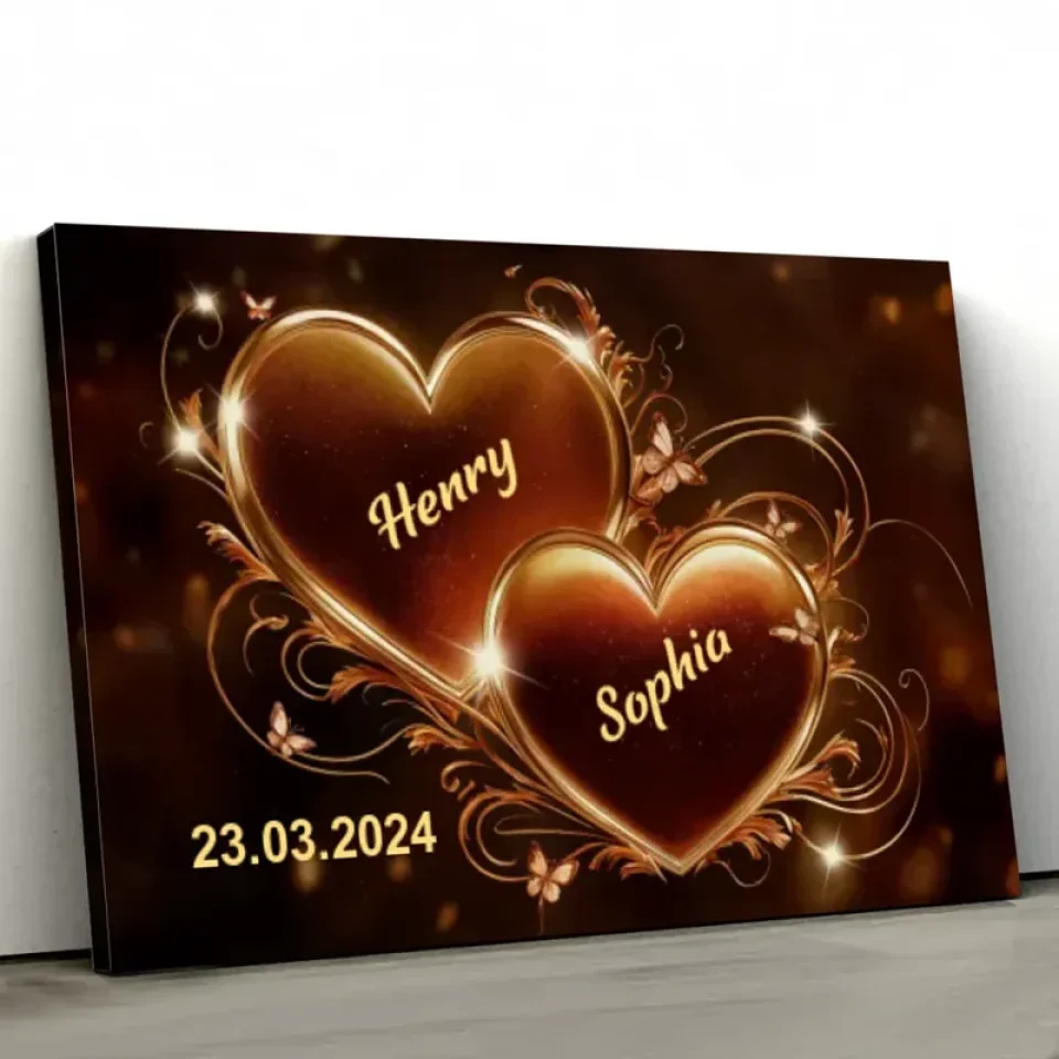 Personalized Canvas - Custom Couple Art, The Perfect Gift for Him or H ...