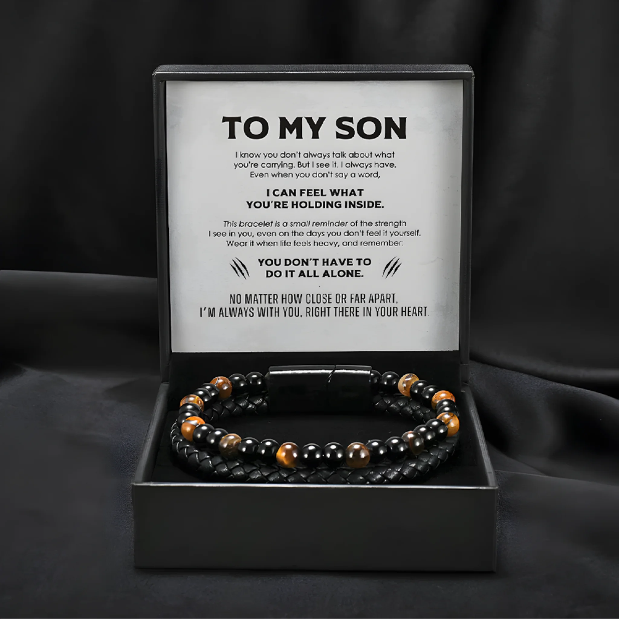 The Guardian - Son's Tiger Eye Protection Bracelet – Heart Melting