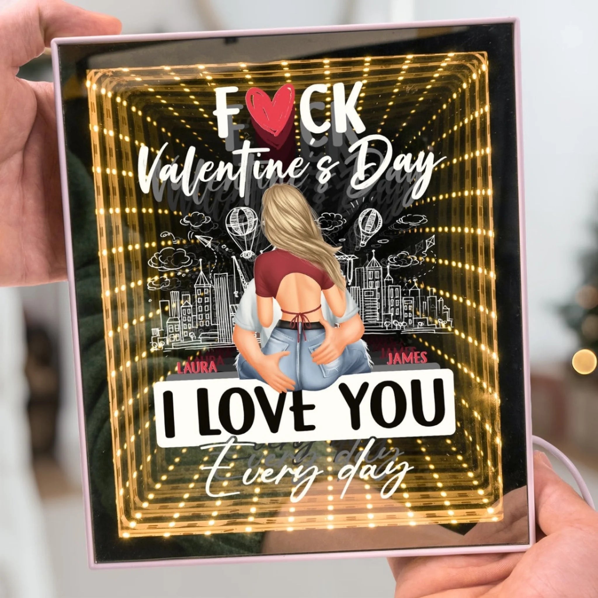 Forget Valentine's Day I Love You Every Day - Personalized Infinity Mi ...
