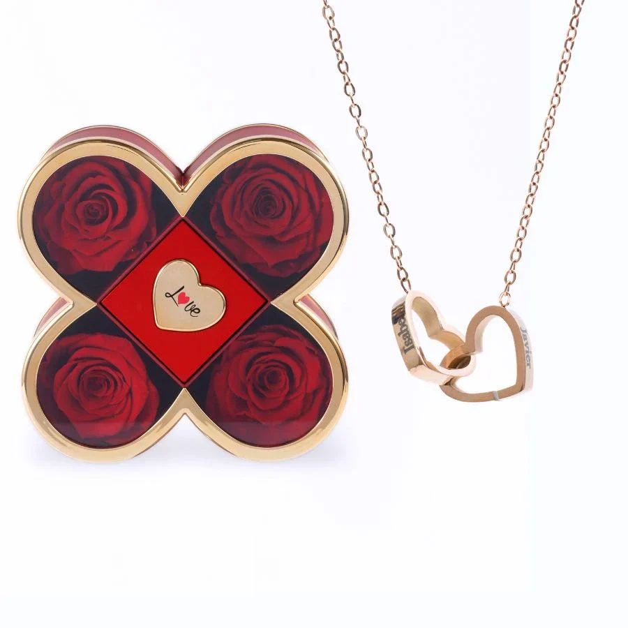 Eternal Luck Box & Personalized Necklace - Anniversary Gifts For Her ...