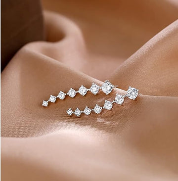 Seven Star Diamond Stud Earrings – A Dazzling Touch of Celestial Elega ...