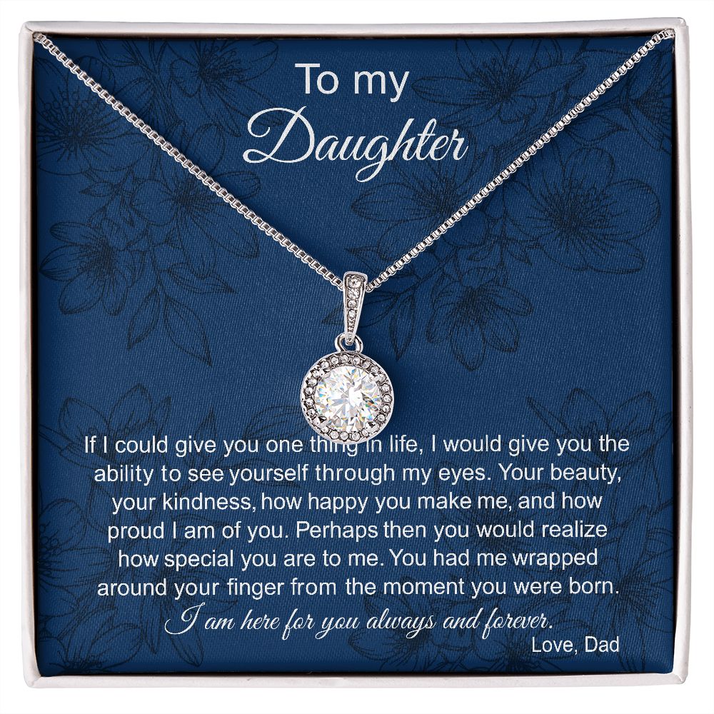 To My Daughter (From Dad) | Never Forget That | Eternal Hope Necklace ...