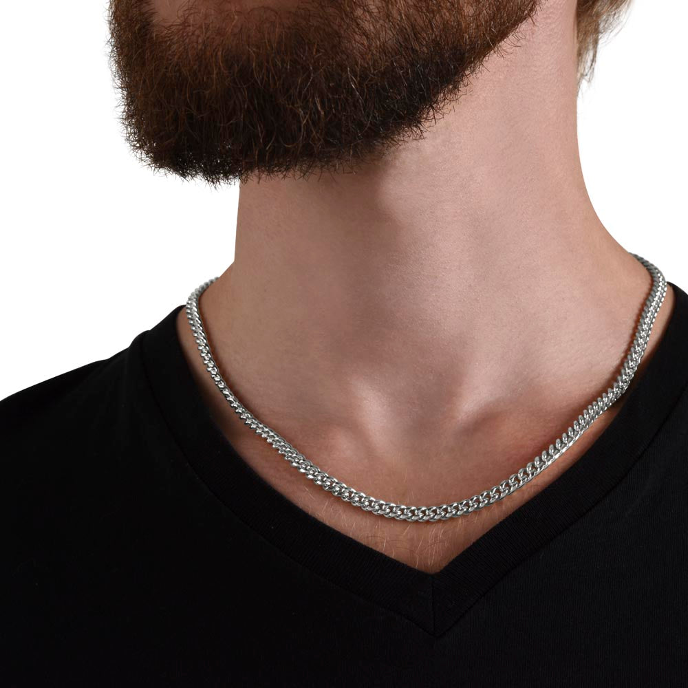 My Dear Grandson | Stay Strong | Gift For Grandson | Cuban Link Chain ...